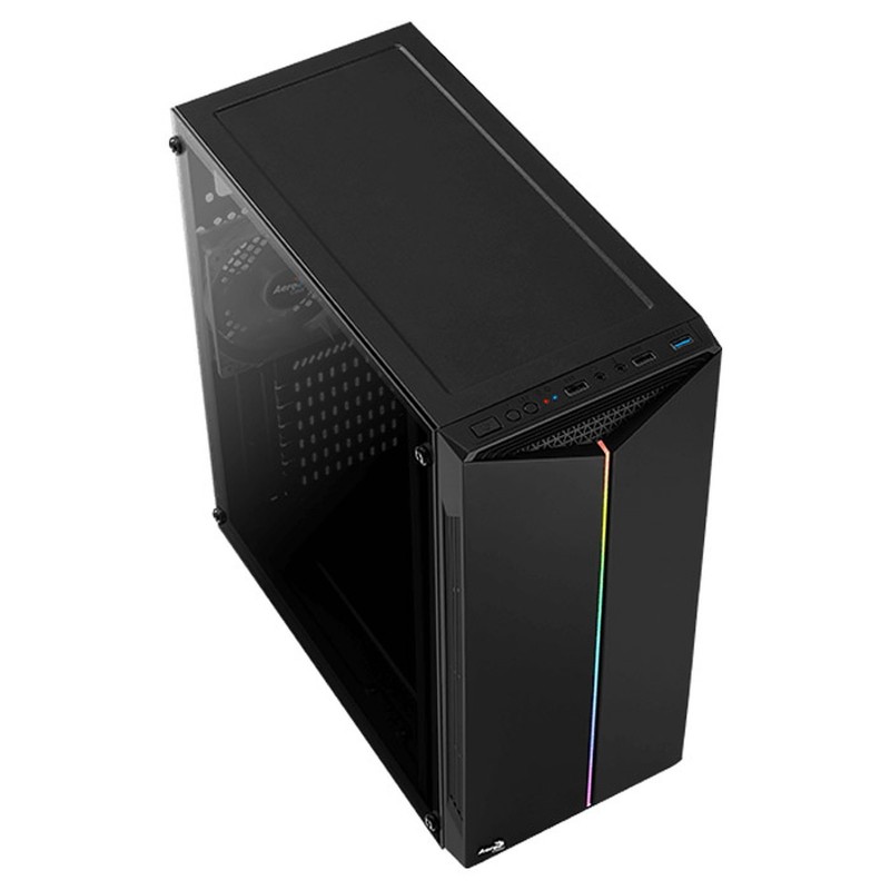 Boitier ATX AeroCool Split RGB avec panneau vitré